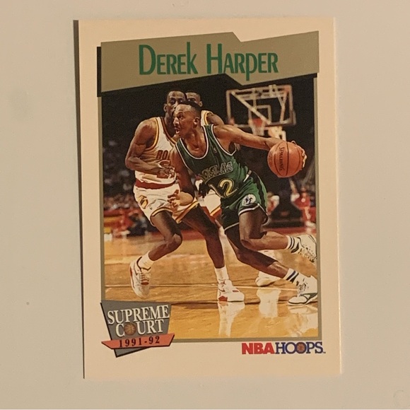 NBA HOOPS | Toys | 991 Nba Hoops Dallas Mavericks Derek Harper 46 ...
